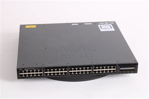 Cisco 3650 48 Port Gigabit Ethernet Switch Ws C3650 48ps 1x Power Supp