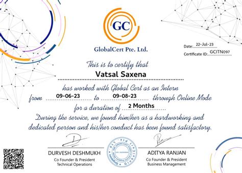 vatsal saxena on linkedin internship humanresourcemanagement