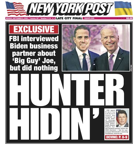 Fbi Boss Chris Wray Must Explain Suppression Of Hunter Biden Probe