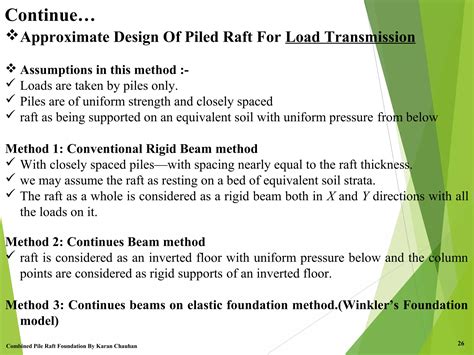 Combine Piled Raft Foundation Cprferkaran Chauhan Ppt