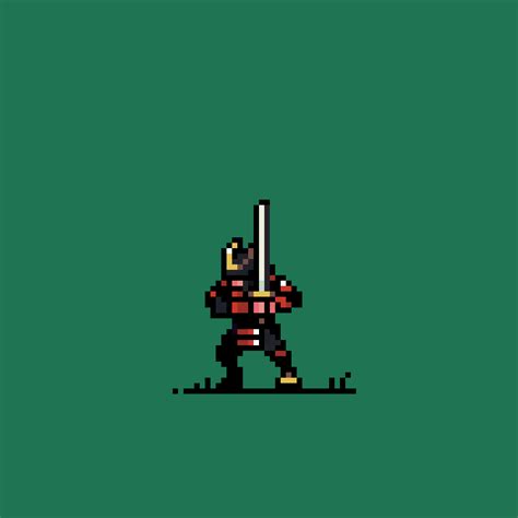 Samurai Platformer Character Sprite The Ninja Series By MOMONGA