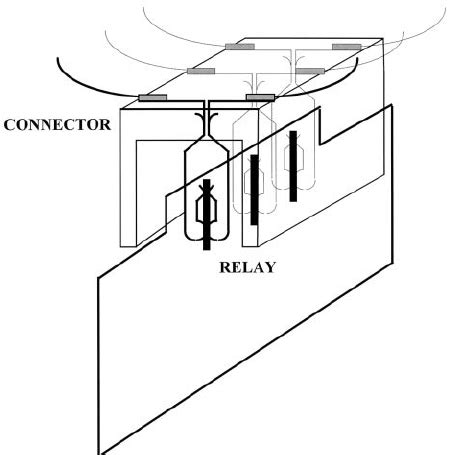 The Shorting Connector Showing The Three Sets Of Pins Each With Two