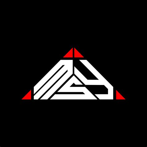 Msy Letter Logo Creative Design With Vector Graphic Msy Simple And