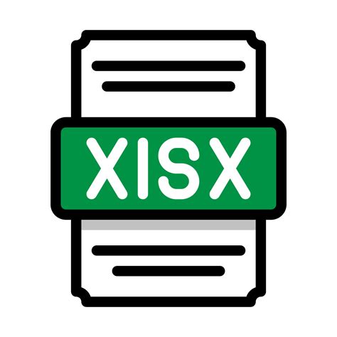 Document File Format Xlsx Spreadsheet Icon With Outline And Color In