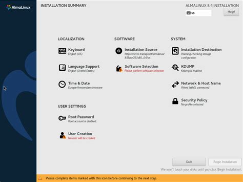 Installing Almalinux Transip