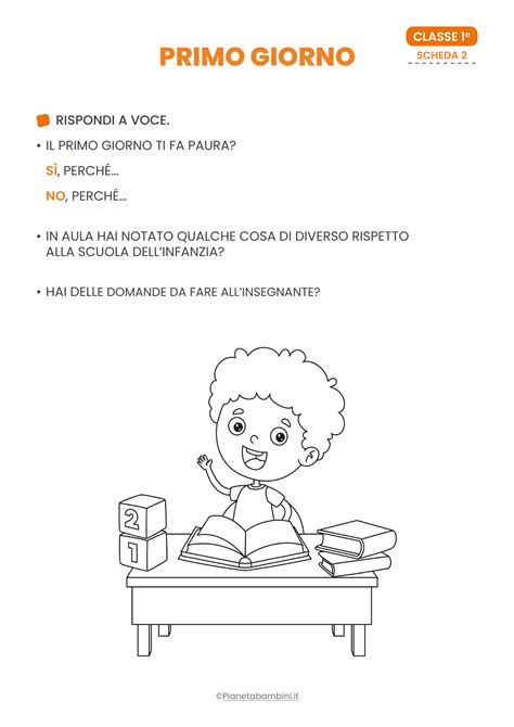 Schede Di Accoglienza Per La Classe Prima Pianetabambiniit