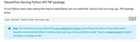 Mac下安装tensorflow Serving步骤及踩的坑macos 安装tfserving Csdn博客