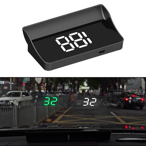 Hud Gps Head Up Display Speedometer Odometer Car Digital Speed Mph Universal