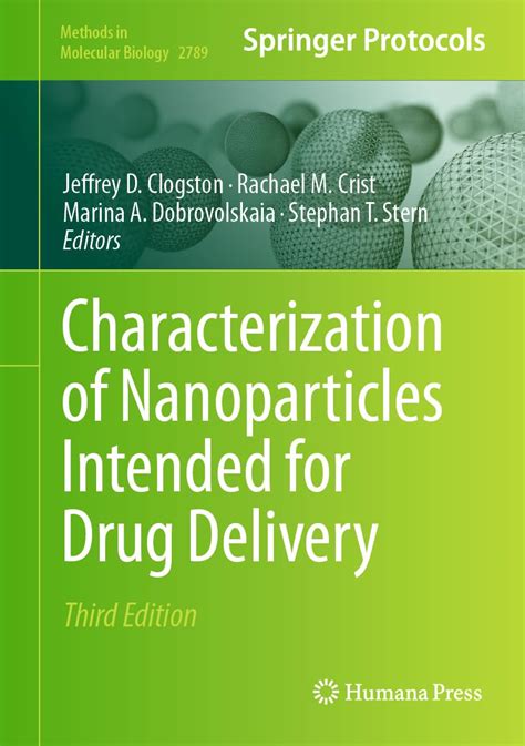Buy Characterization Of Nanoparticles Intended For Drug Delivery 2789 Methods In Molecular