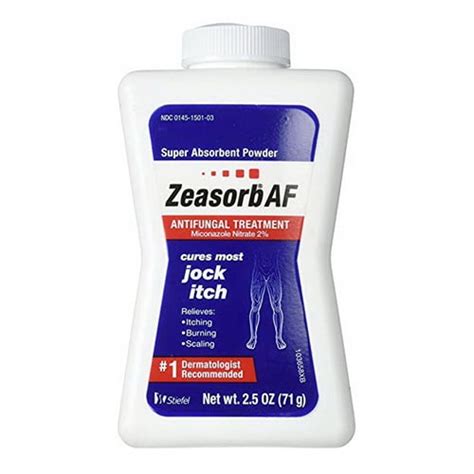 Zeasorb Af Antifungal Treatment Super Absorbent Powder 25 Oz