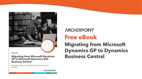 Migrating From Microsoft Dynamics Gp To Dynamics 365 Business Central