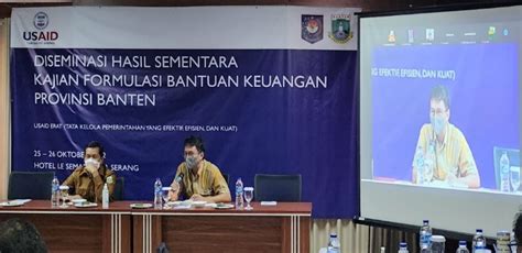 KABUPATEN LEBAK GELAR RAPAT LOKAKARYA DISEMINASI HASIL SEMENTARA