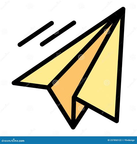 纸张平面图标彩色轮廓矢量图 向量例证 插画 包括有 艺术 等候 投反对票 商业 工艺 飞行 237850122