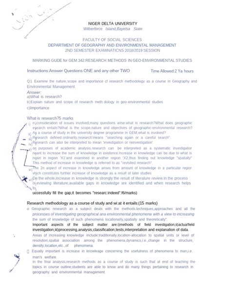 Evm 409 Research Methodology Material Pdf Survey Methodology