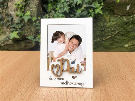 Porta retratos dia do pai íman Landarte presentes personalizados à