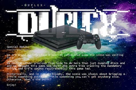 Ps4 Scene Group Duplex Removes Mandatory Online And Title Update