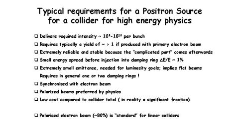 Practical Challenges With Positron Sources Q Positron Sources