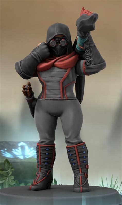 Using Heroforge I Made A Headcanon Design For Huntress No Mask