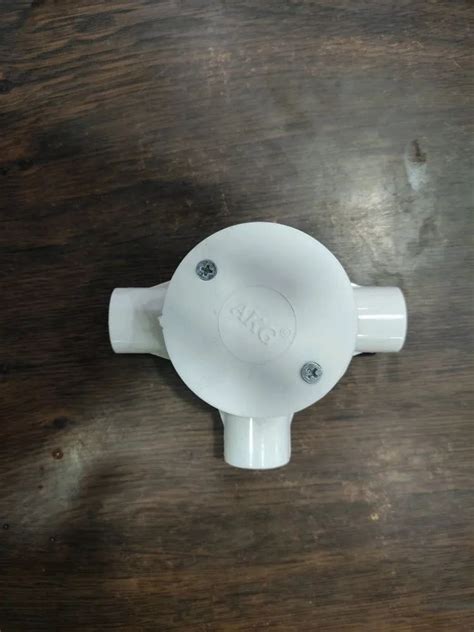 Round White Threeway Junction Box 3 Way At Rs 25 Unit In Jammu Id