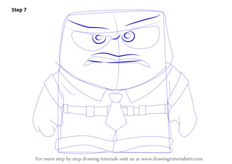 How To Draw Anger From Inside Out Inside Out Step By Step DrawingTutorials Com