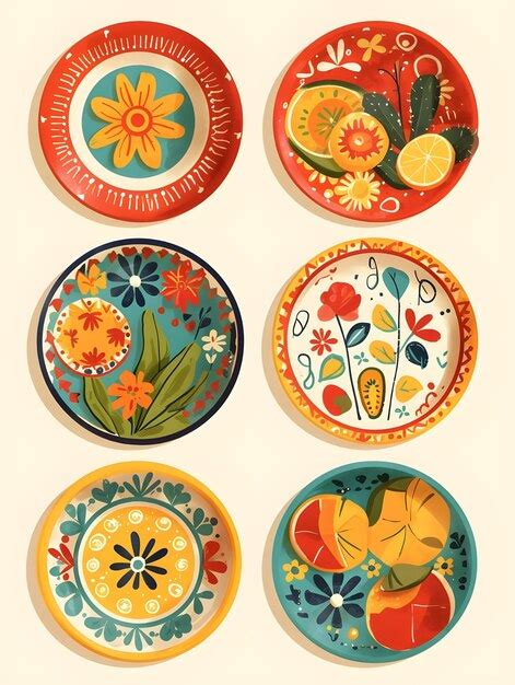 A Collection Of Plates With The Word Quot No Quot On Them Premium Ai