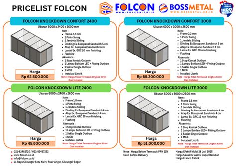 Pricelist Folcon 28 Juli 2025 Pdf