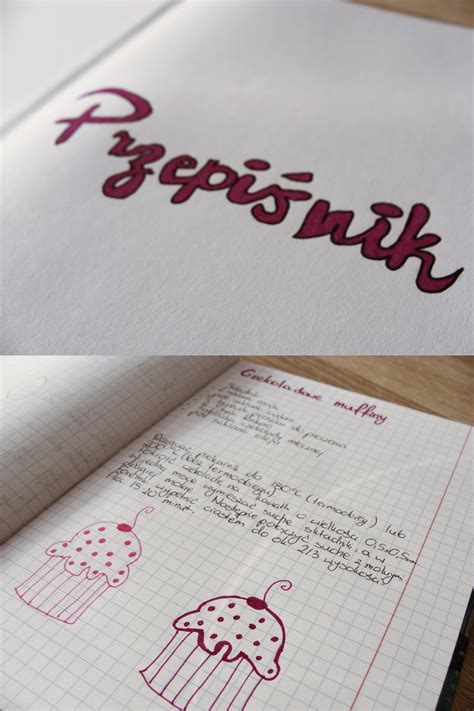 Little Layabout Ozdobienie Zeszytu Przepiśnik Diy