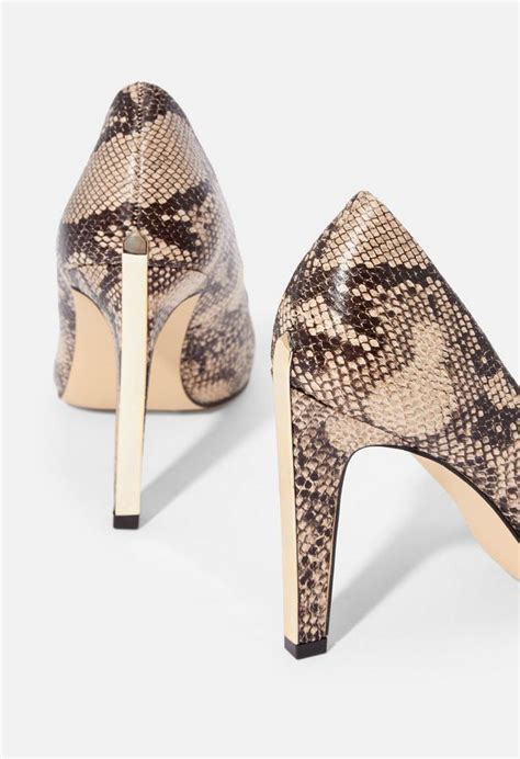 Addy Pump In Natural Snake Get Great Deals At JustFab