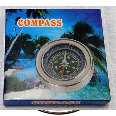 Stainless Steel Magnetic Compass Camping Hiking Po Grandado