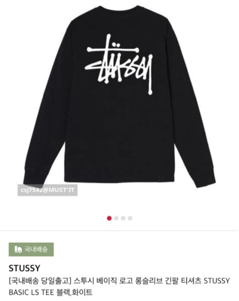 스투시 맨투맨 사이즈 지식in