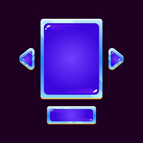 Set Of Space Jelly Game Ui Board Pop Up For Gui Asset Elements Vector Illustration 2223359