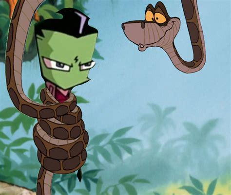 Zim Meets Kaa By Nickytoony On Deviantart