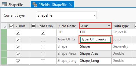 Problem Field Names Of An Exported Shapefile Are Truncated In Arcgis Pro