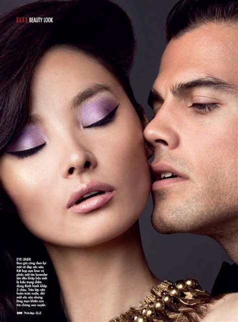 Asian Models Blog Editorial Miao Bin Si In Elle Vietnam December 2011