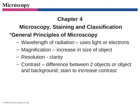 Ppt Microscopy Chapter Microscopy Staining And Classification