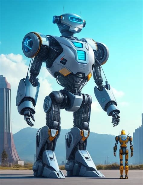 Premium Ai Image Mega Robot Generative Ai