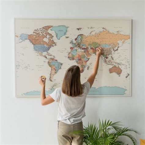 Elite Lho Trovato Presentare Mappa Mondo Posti Visitati Girasole Berri