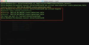 Tutorial Laravel Migration Laravel Malas Ngoding