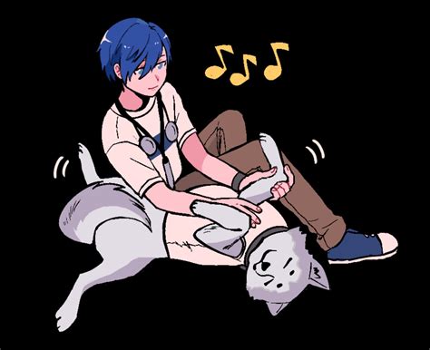 Yuuki Makoto And Koromaru Persona And 1 More Drawn By Ashthelazy