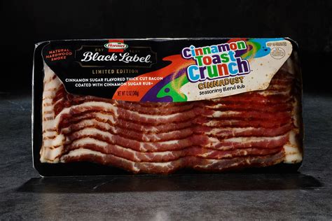 Hormel Black Label Unveils Co Branded Bacon With Cinnamon Toast Crunch