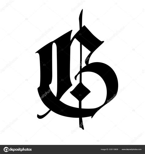 Old English Letter Designs