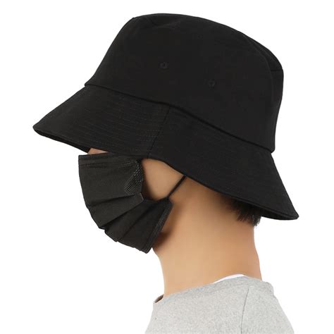 어니우니 남자 버킷햇 벙거지모자 여성 대두모자 오버드랍 무지 위시버킷