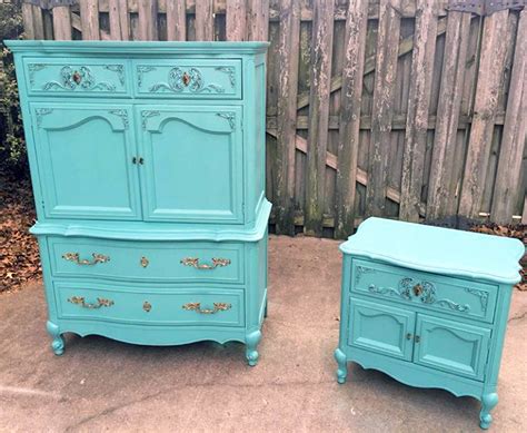 Key West Blue French Provincial Set General Finishes Design Center
