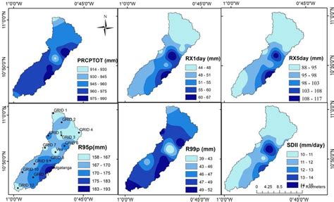 Spatio Temporal Trend Analysis Of Rainfall And Temperature Extremes In The Vea Catchment Ghana