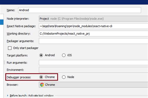 React Native Debugger Not Working Ides Support Intellij Platform