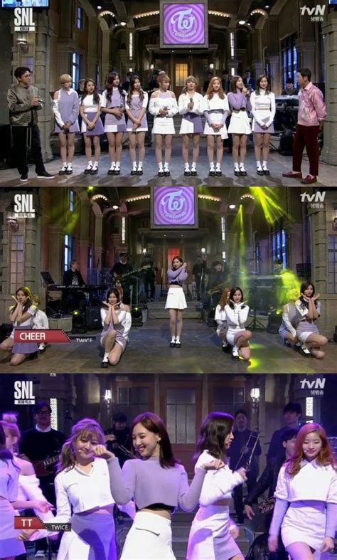 ‘snl 트와이스 ‘치어업 ‘tt 상큼 오프닝탁재훈 “군대 온 줄”｜스포츠동아