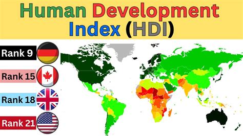Top 50 Most Developed Countries Maps And Hdi Rankings Youtube