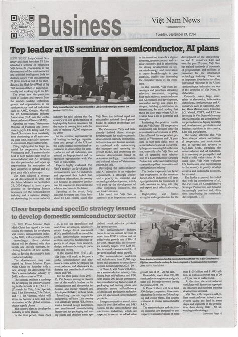 Top Leader At Us Seminar On Semiconductor Ai Plans 2024