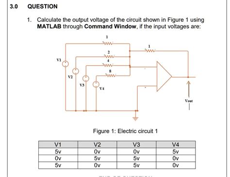 Solved Please Answer Quickly Question 1 Calculate The Output Voltage