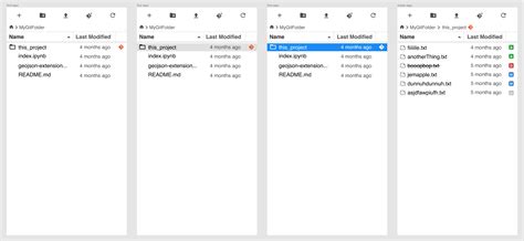 FileBrowser Icons To Show Git Status Issue 124 Jupyterlab